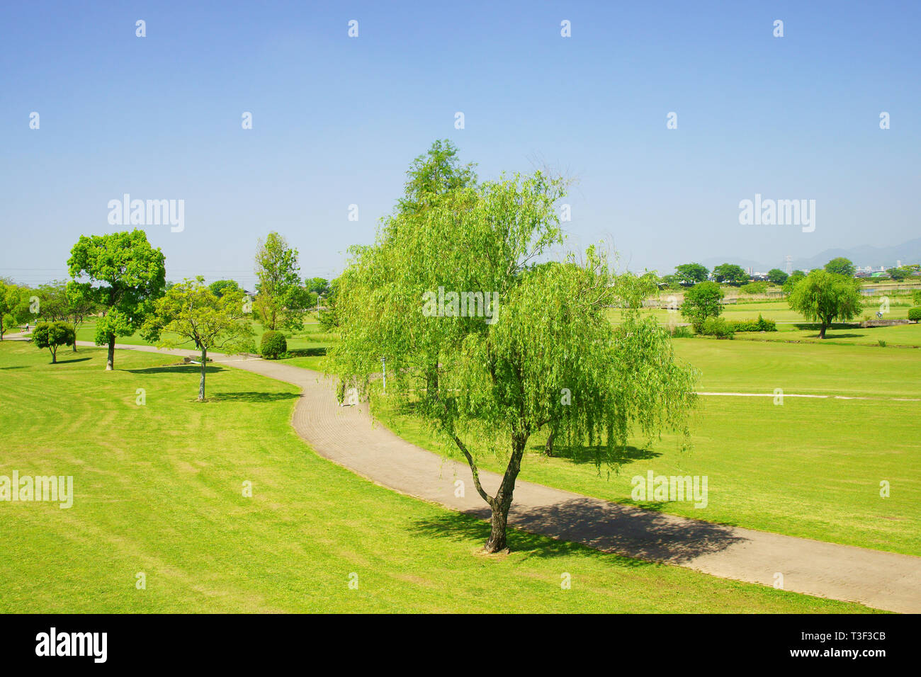 Suizenji Ezuko Park in spring, Kumamoto Prefecture, Japan Stock Photo ...