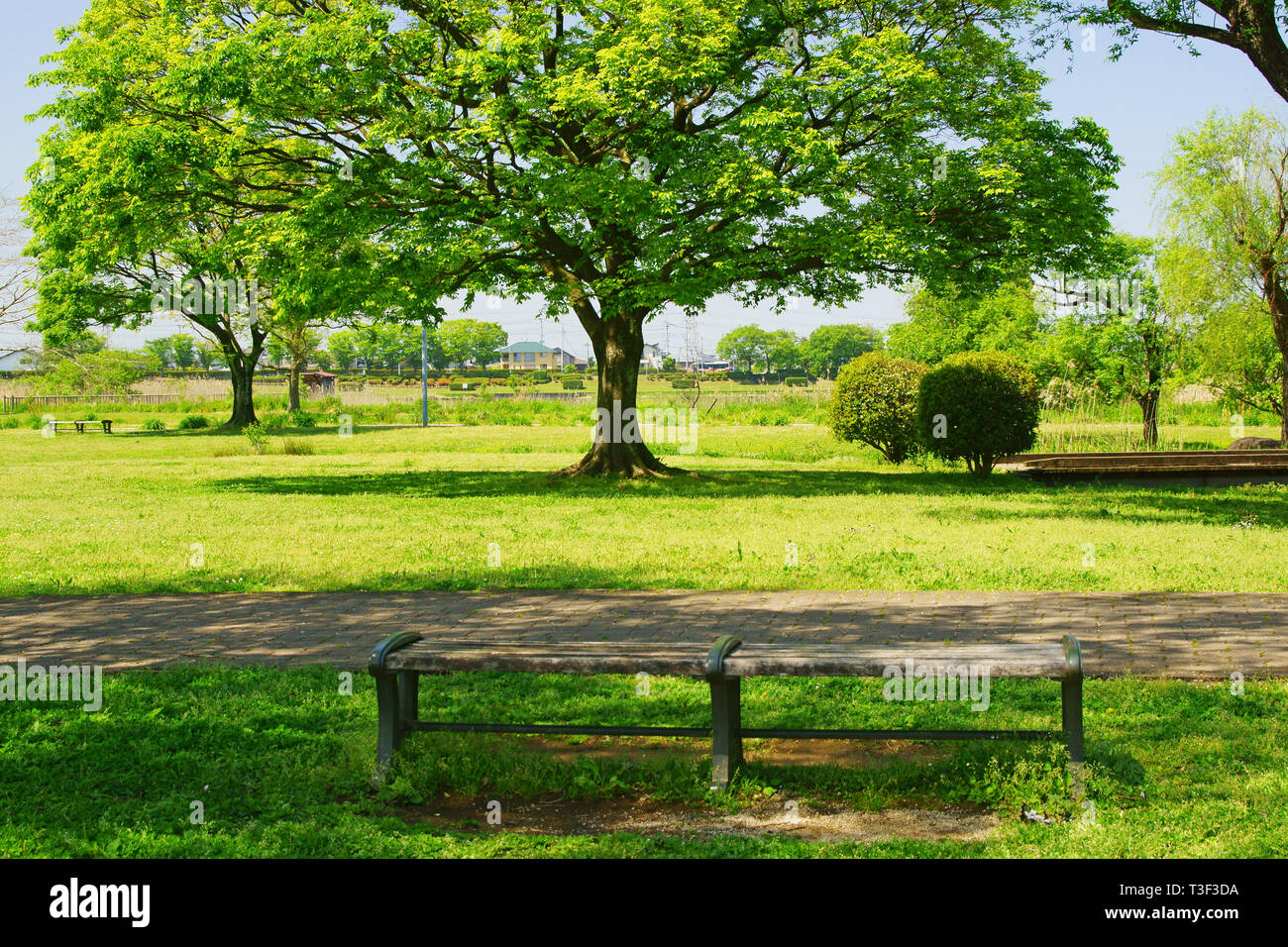 Suizenji Ezuko Park in spring, Kumamoto Prefecture, Japan Stock Photo ...