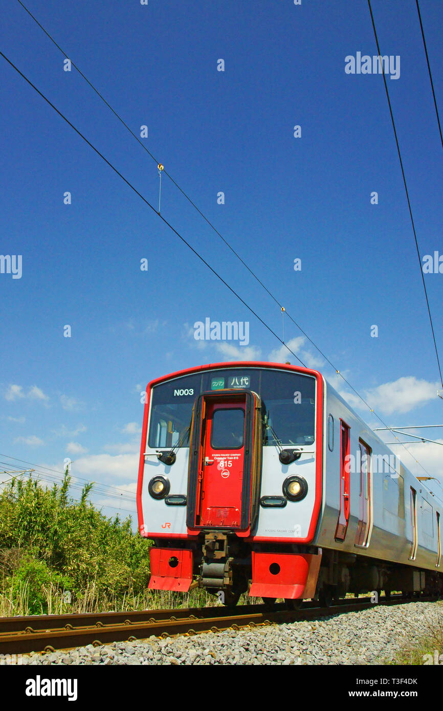 Local train on Kagoshima Main Line Stock Photo - Alamy