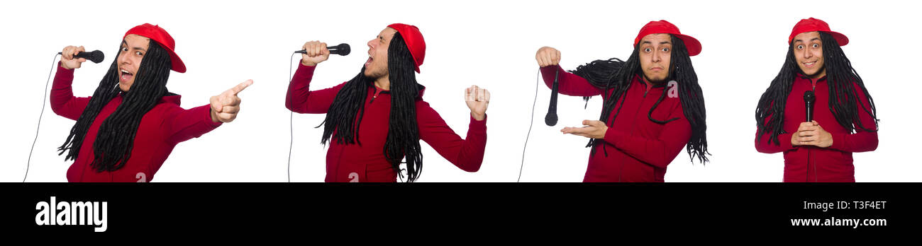 Rapper freestyle microphone hi-res stock photography and images - Alamy