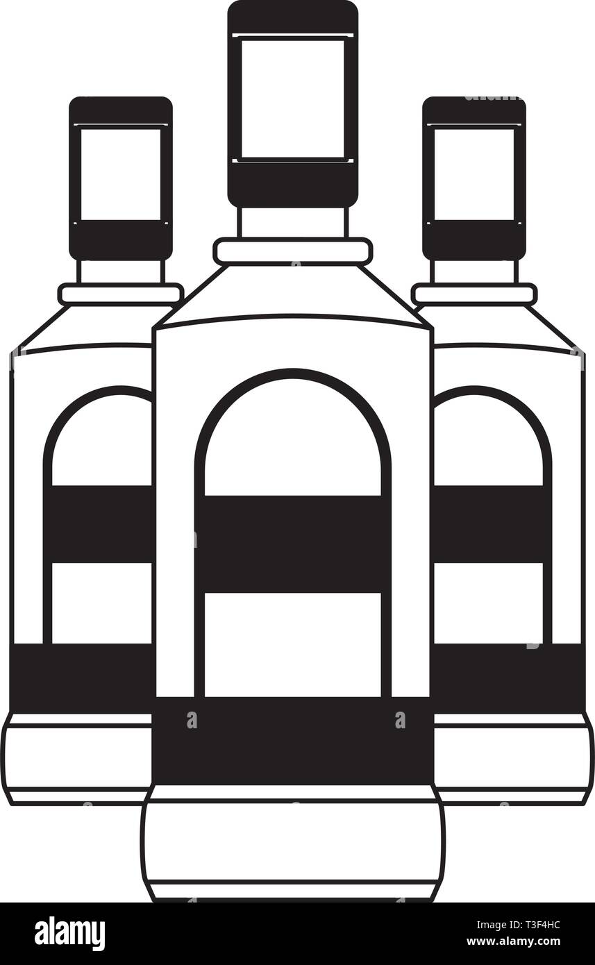 Background shot glass bottles Stock Vector Images - Alamy