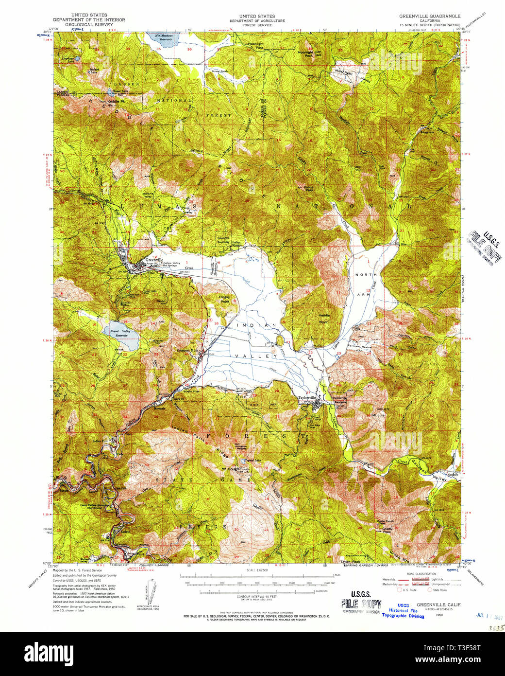 Map of california 1950 hi-res stock photography and images - Alamy
