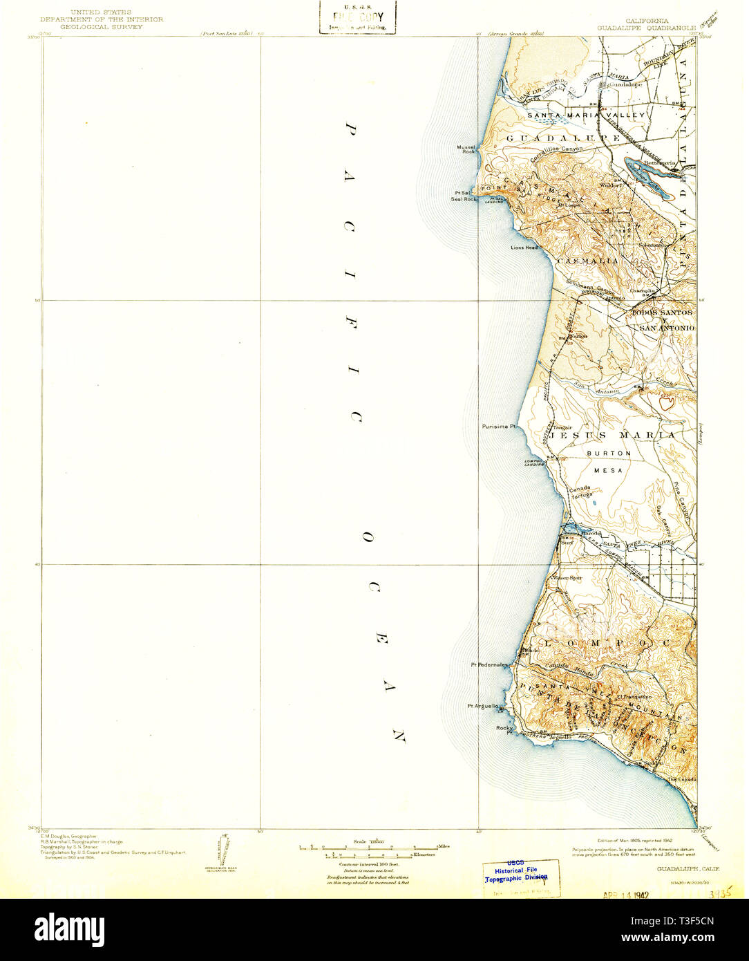 Guadalupe map hi-res stock photography and images - Alamy