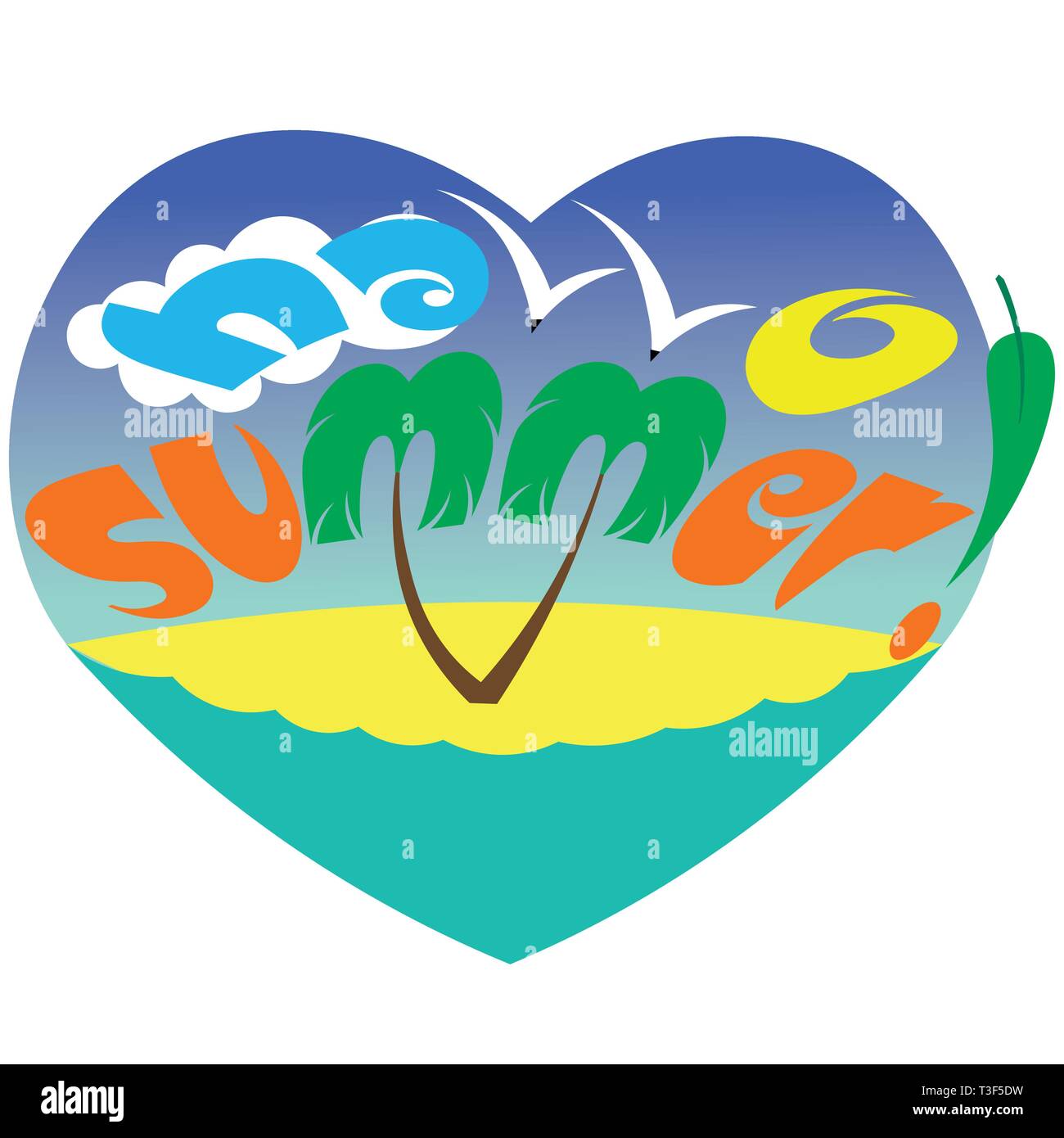 Hello summer party background Stock Vector Images - Alamy