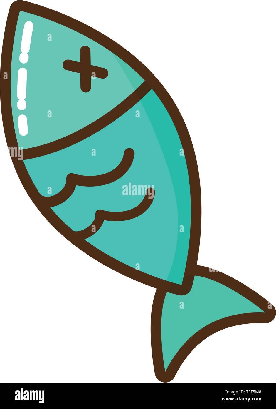 dead fish isolated icon Stock Vector Image & Art - Alamy