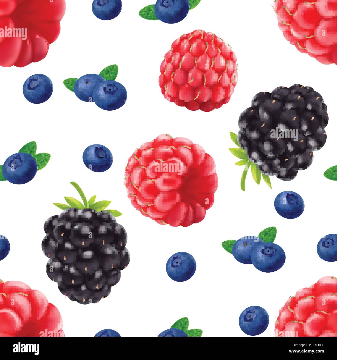 Realistic raspberry Stock Vector Images - Alamy