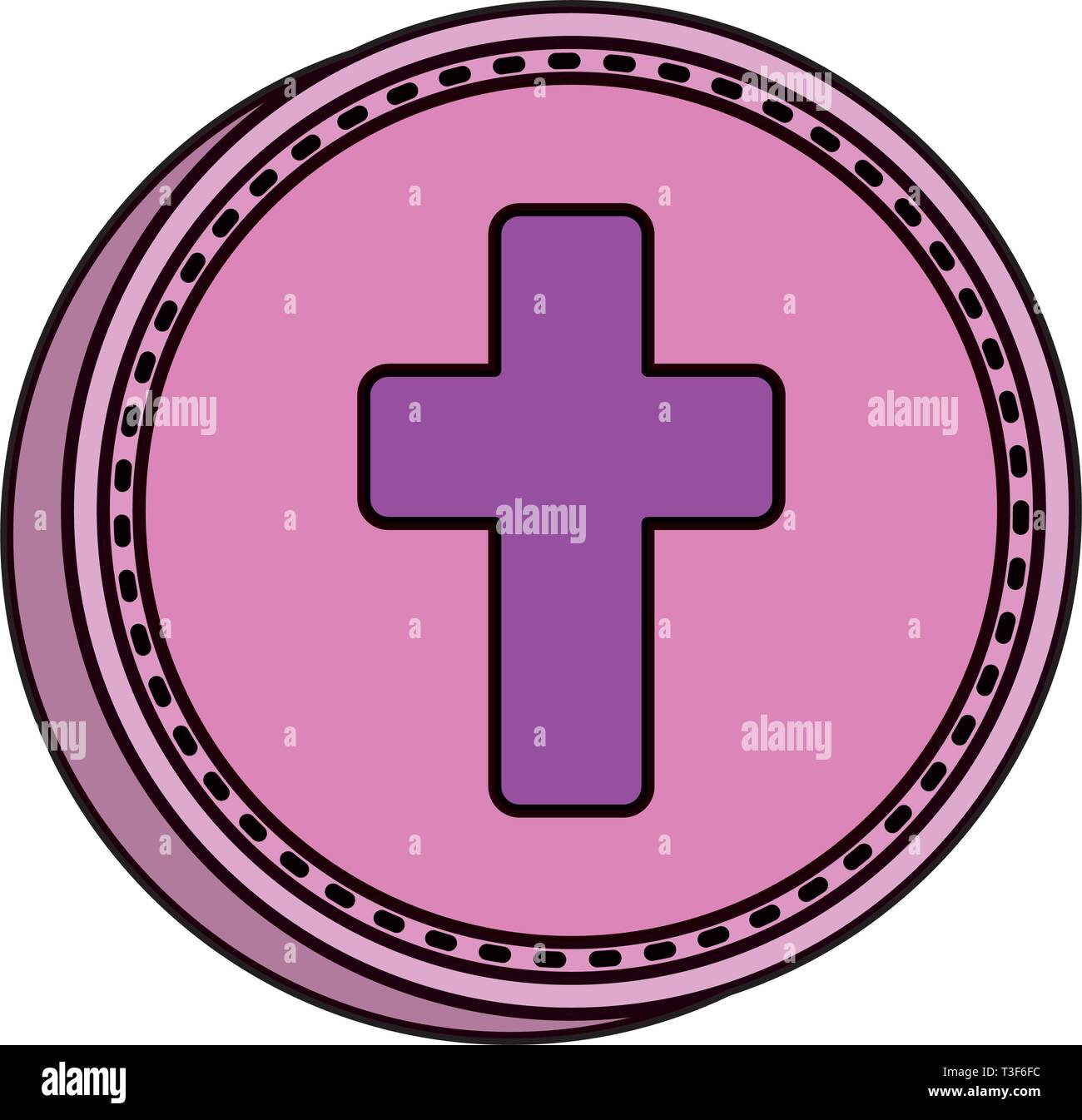 first communion cross icon Stock Vector Image & Art - Alamy