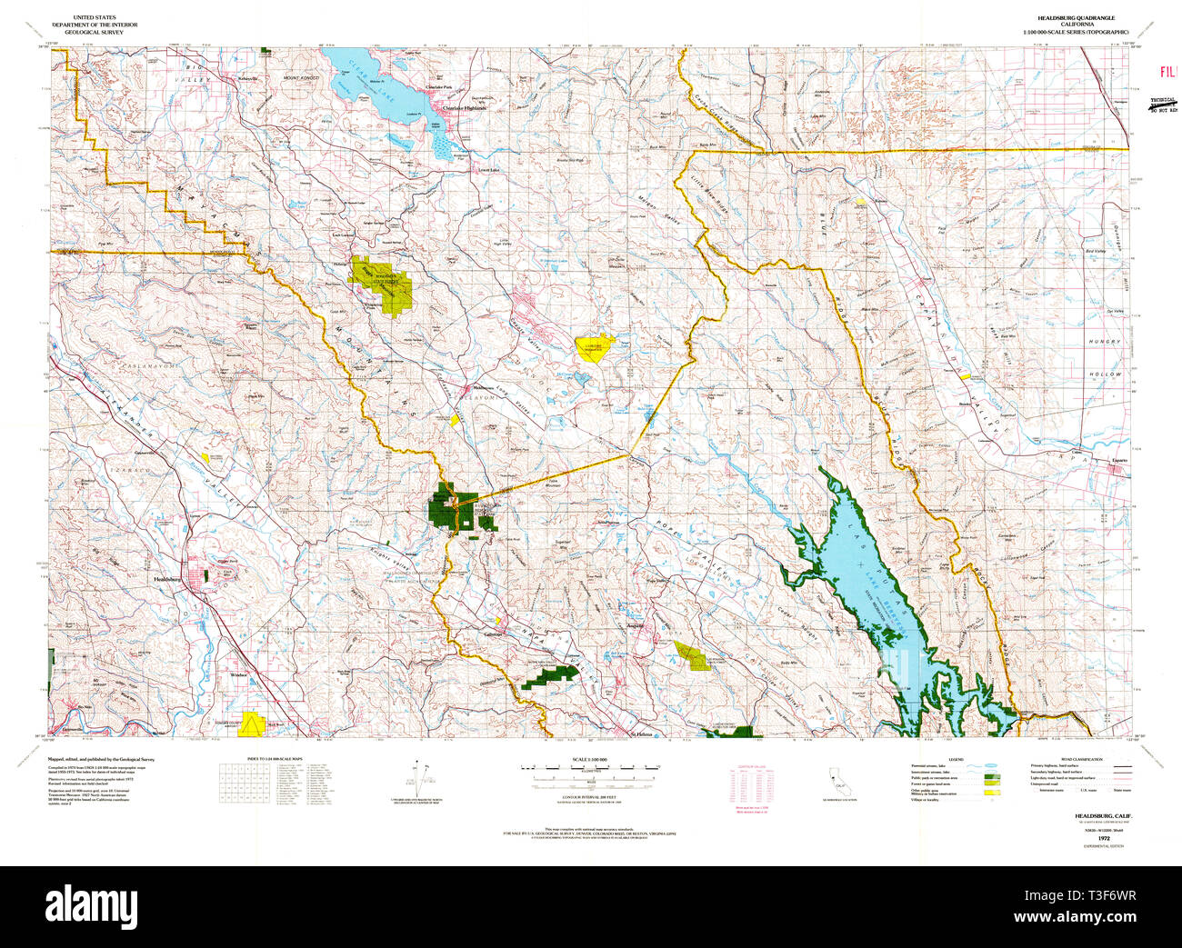 Map of healdsburg Cut Out Stock Images & Pictures - Alamy