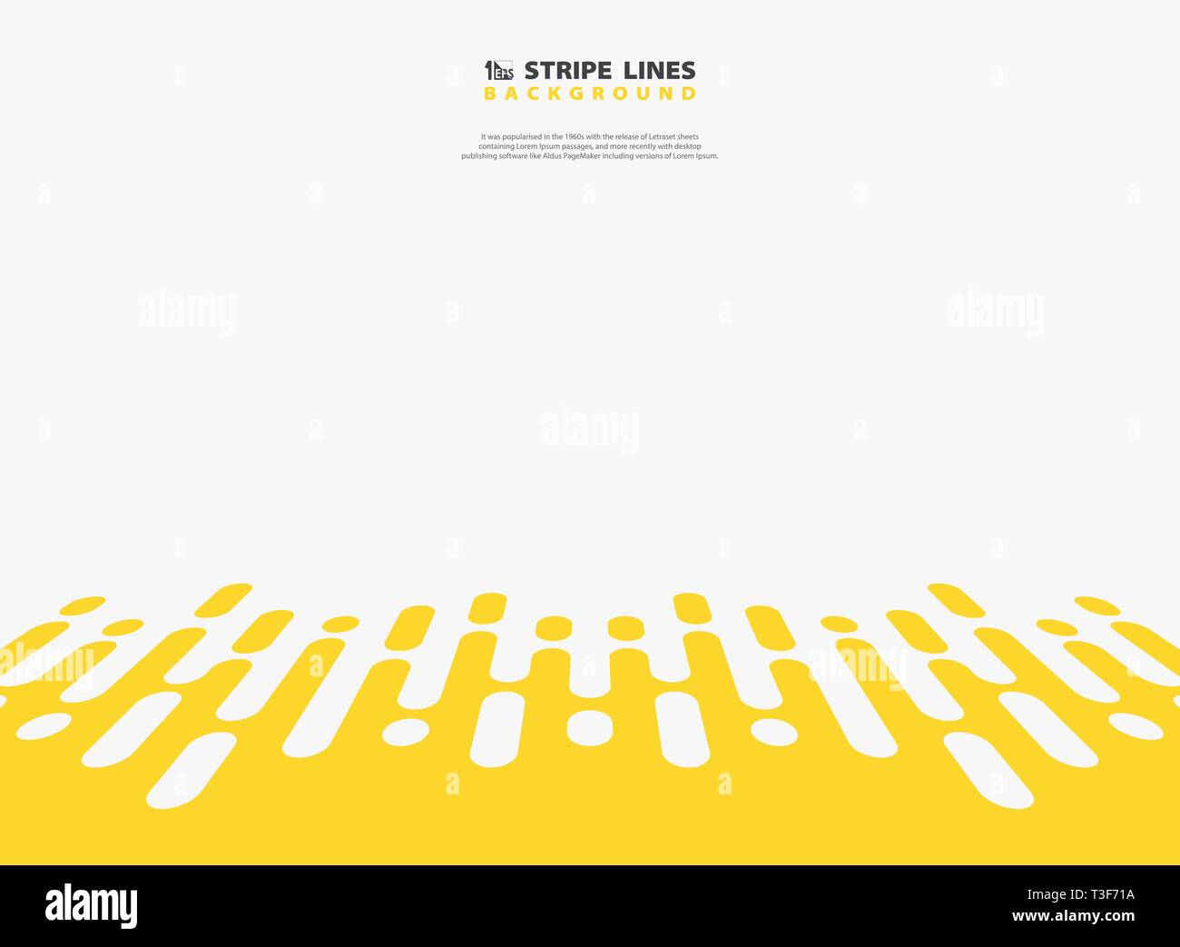 Abstract yellow color stripe patterns of technology background. You can ...