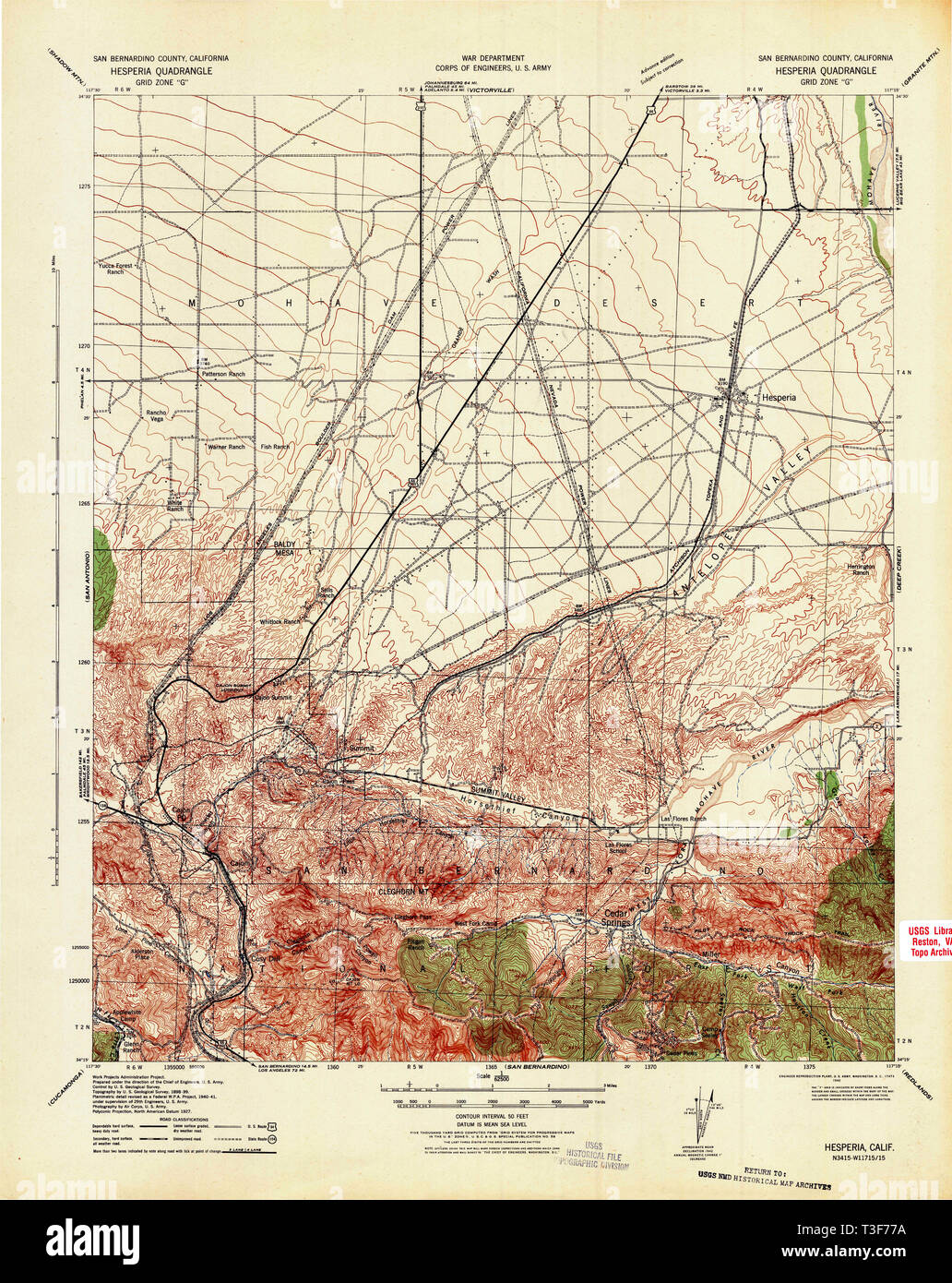 Map of hesperia hi-res stock photography and images - Alamy