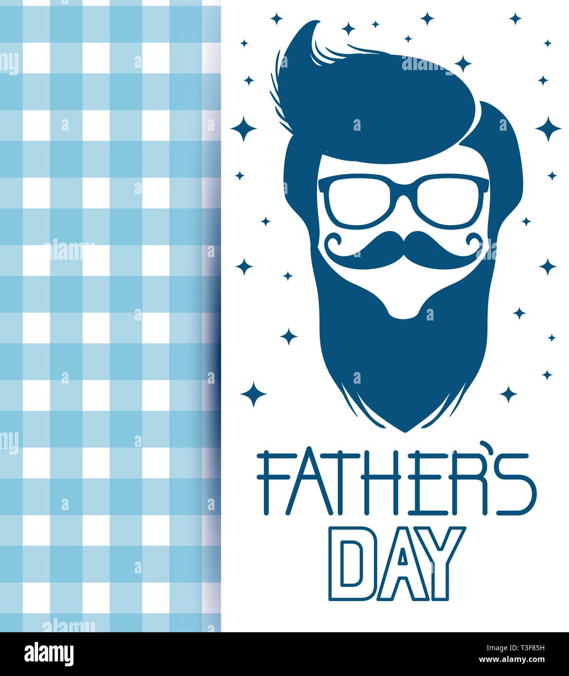 card with man to fathers day celebration Stock Vector Image & Art - Alamy