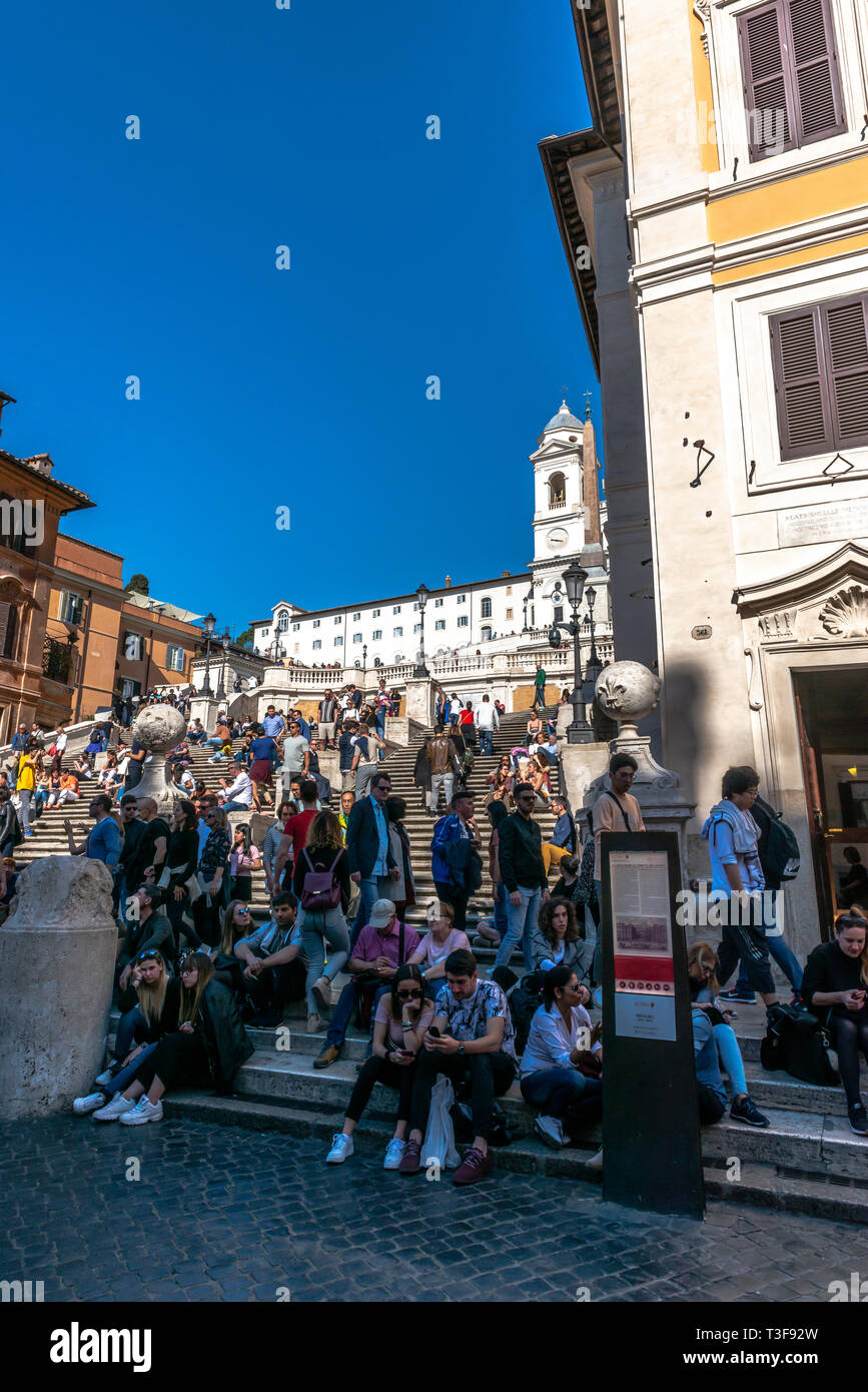 Spanish Steps, Rome, Italy Stock Photo - Alamy