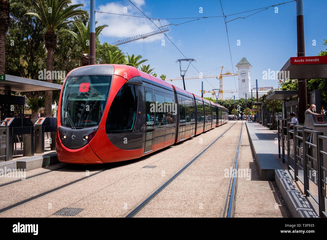Tramway de casablanca hi-res stock photography and images - Alamy