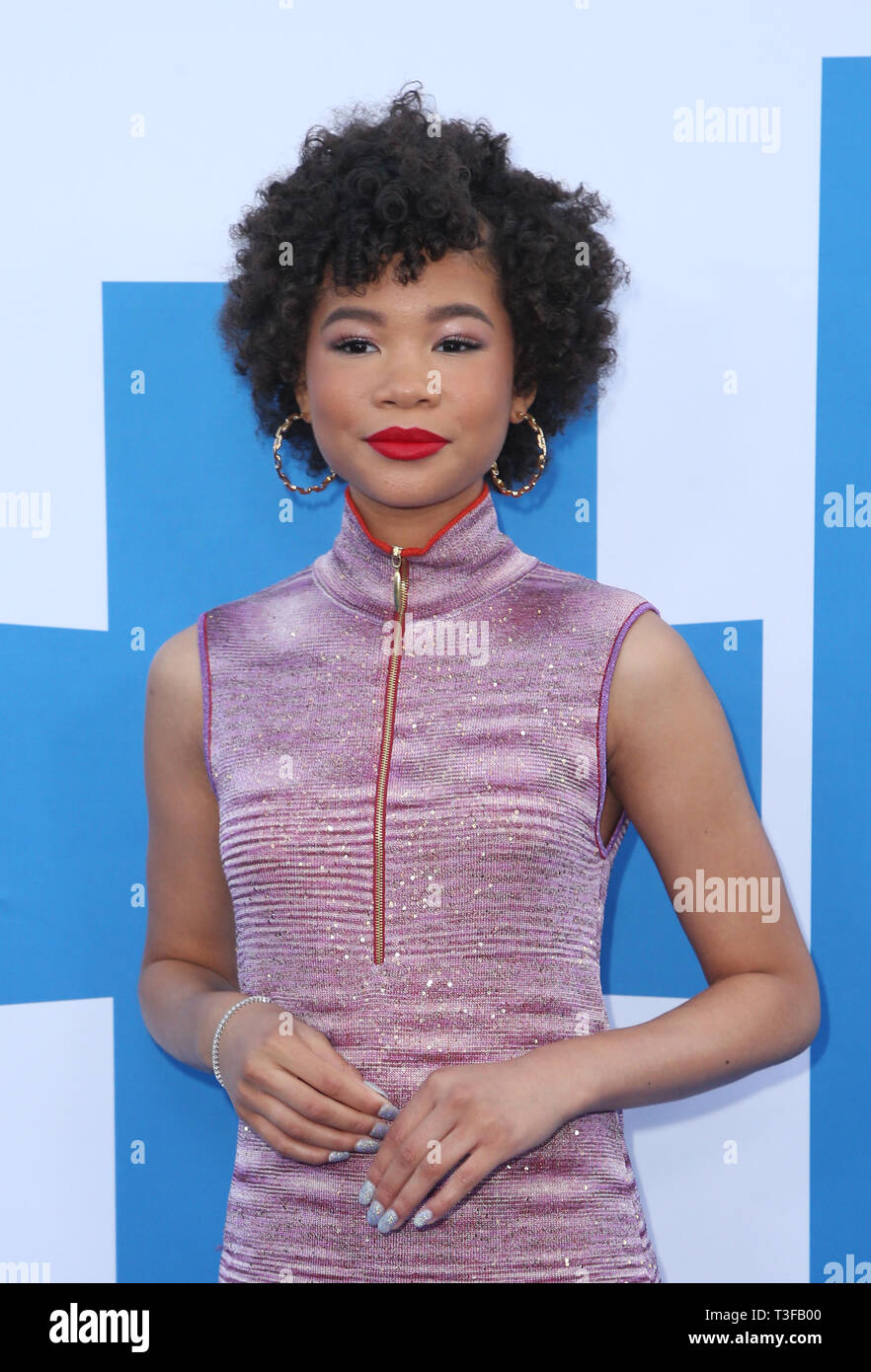 Los Angeles, Ca, USA. 8th Apr, 2019. Storm Reid, at The Premiere Of ...