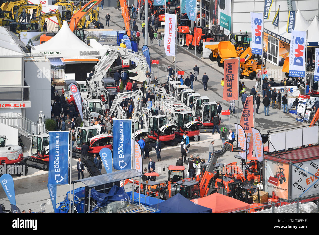 Munich, Germany. 09th Apr, 2019. Faszination bauma 2019-the world's ...