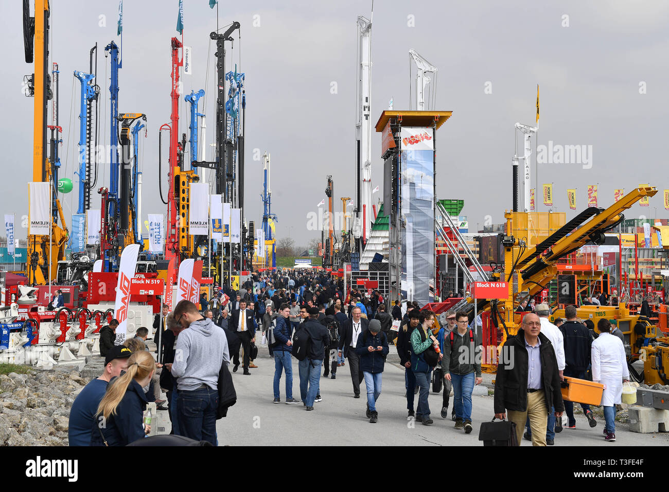 Munich, Germany. 09th Apr, 2019. Faszination bauma 2019-the world's ...