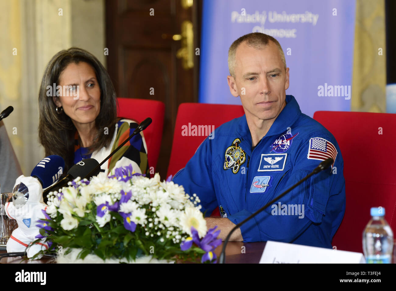 Olomouc, Czech Republic. 09th Apr, 2019. U.S. astronaut Andrew Feustel ...