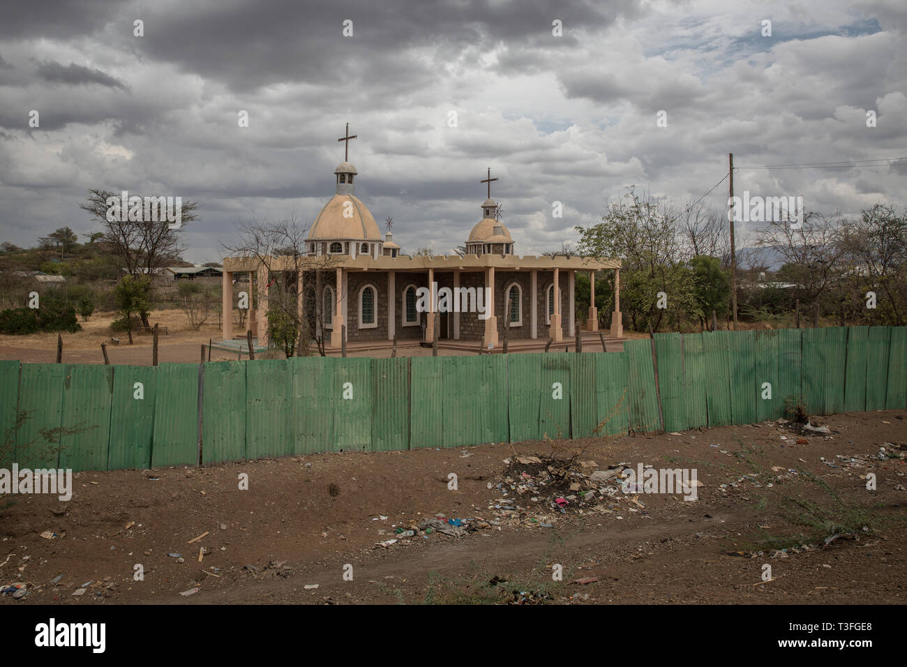 Kakuma, Kenya. 20th Oct, 2018. A church seen in Kakuma, northwest Kenya ...