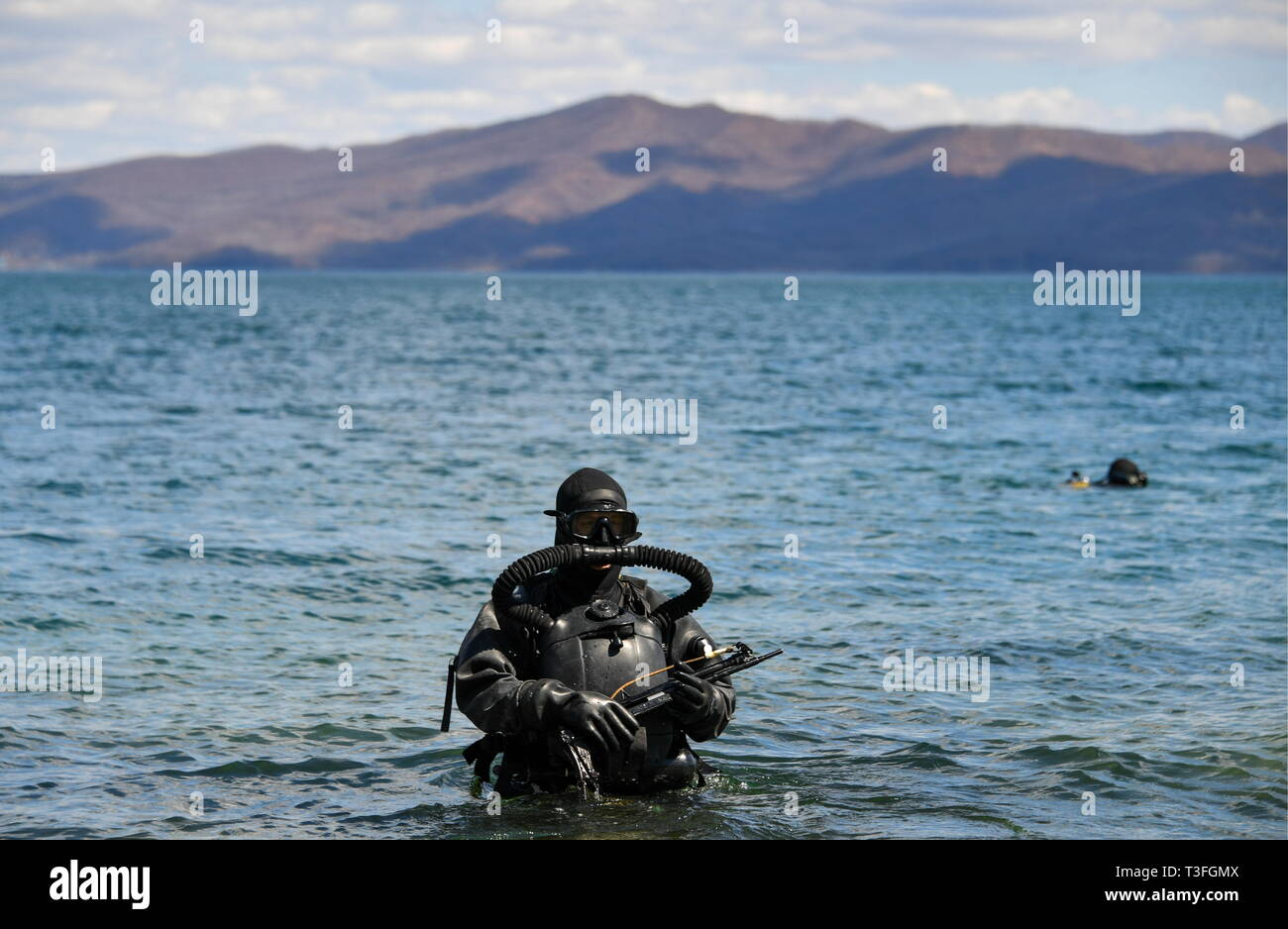 Navy Frogman Pacific High Resolution Stock Photography and Images - Alamy