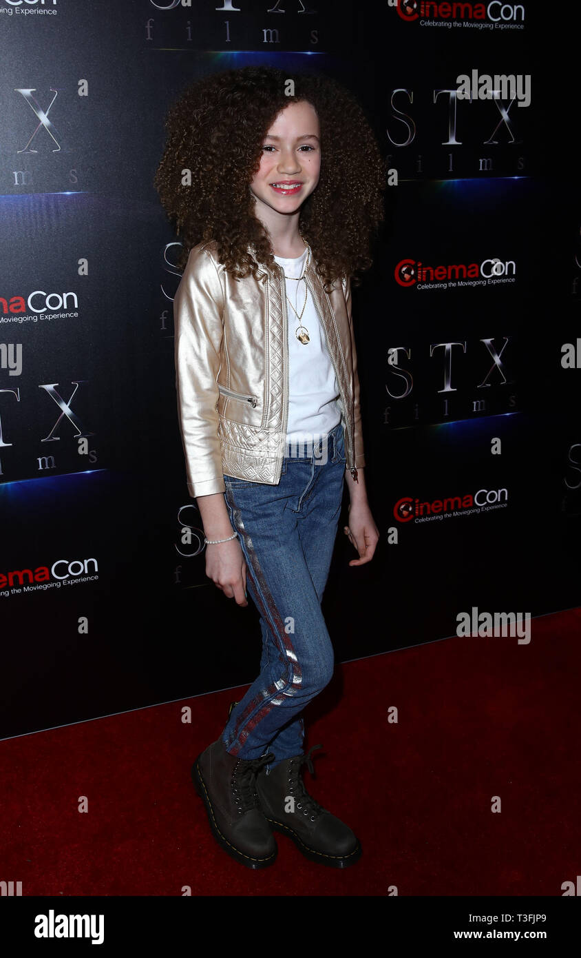 02 April 2019 - Las Vegas, NV - Chloe Coleman. 2019 CinemaCon STX ...