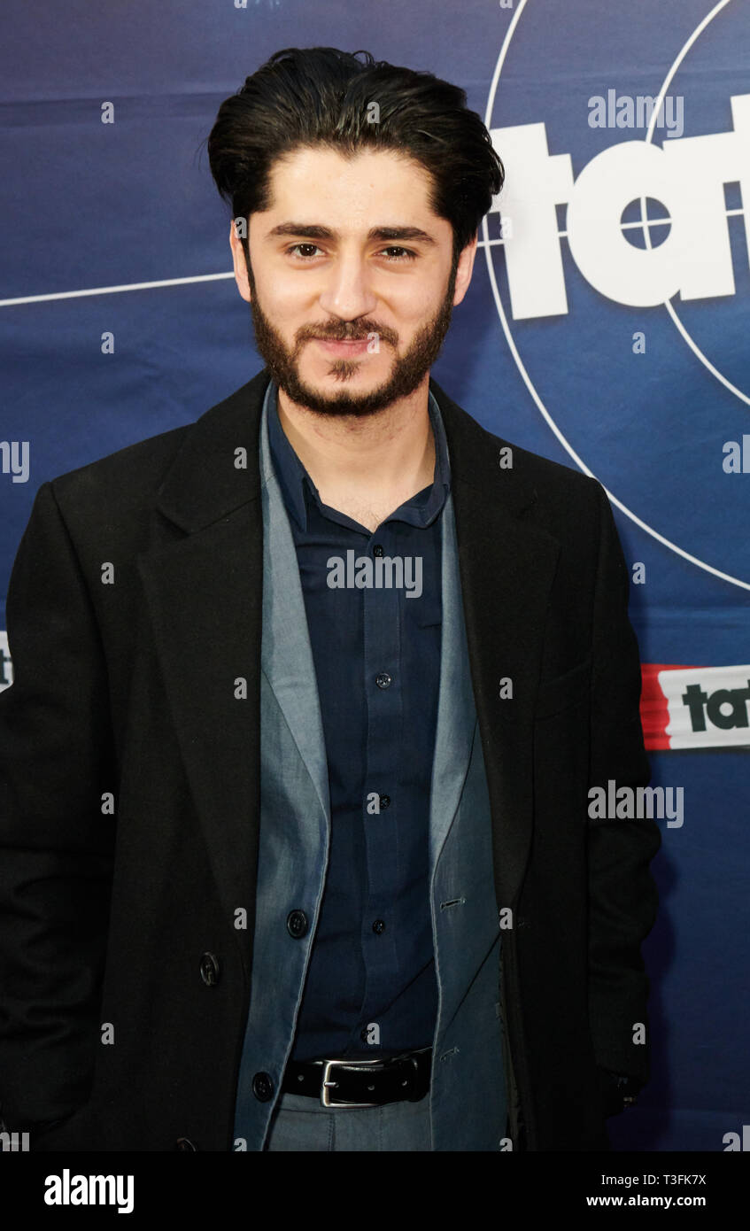 Berlin, Germany. 09th Apr, 2019. Rauand Taleb, actor, comes to the ...