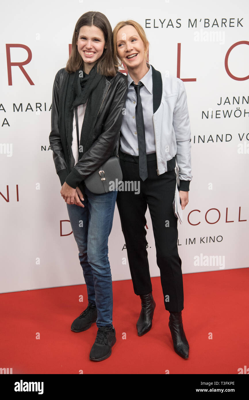 Berlin, Germany. 09th Apr, 2019. Katja Flint (r), actress, and Lisa ...