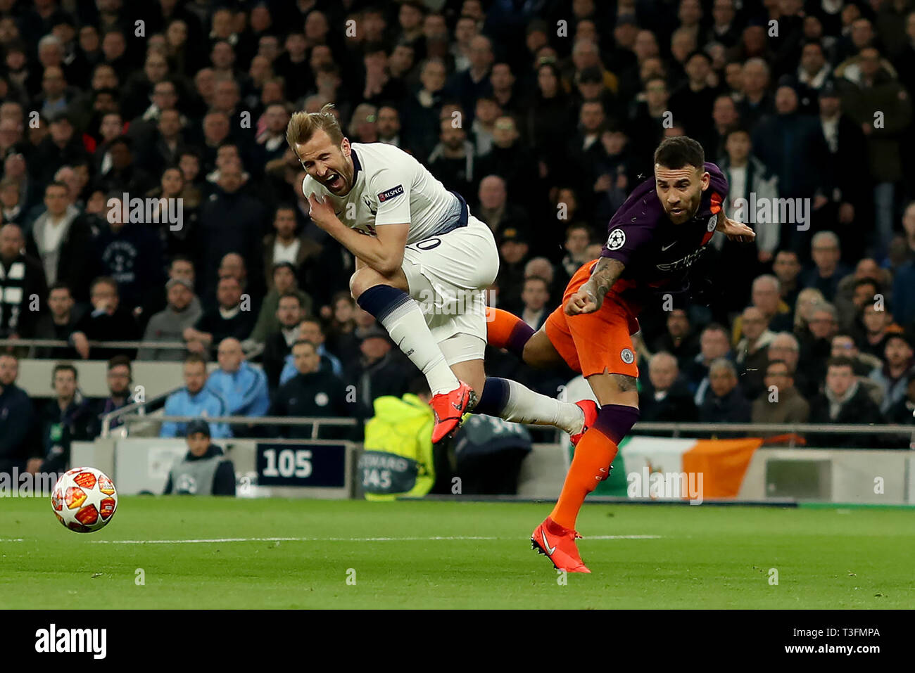 Tottenham Hotspur Stadium, London, UK. 9th Apr, 2019. UEFA Champions ...