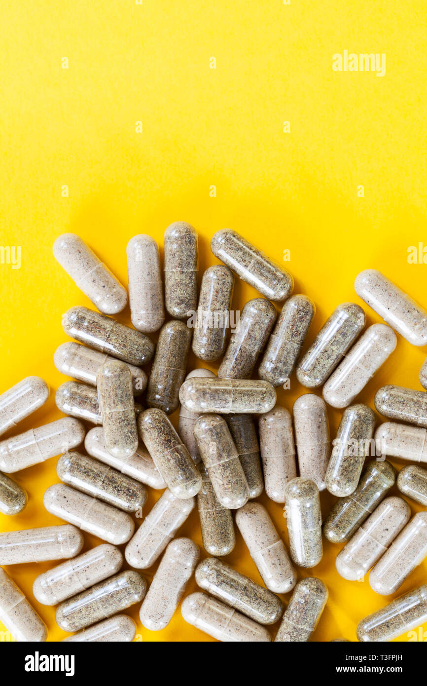 Homeopathic medicine consisting of dried and grated herbs and other ...