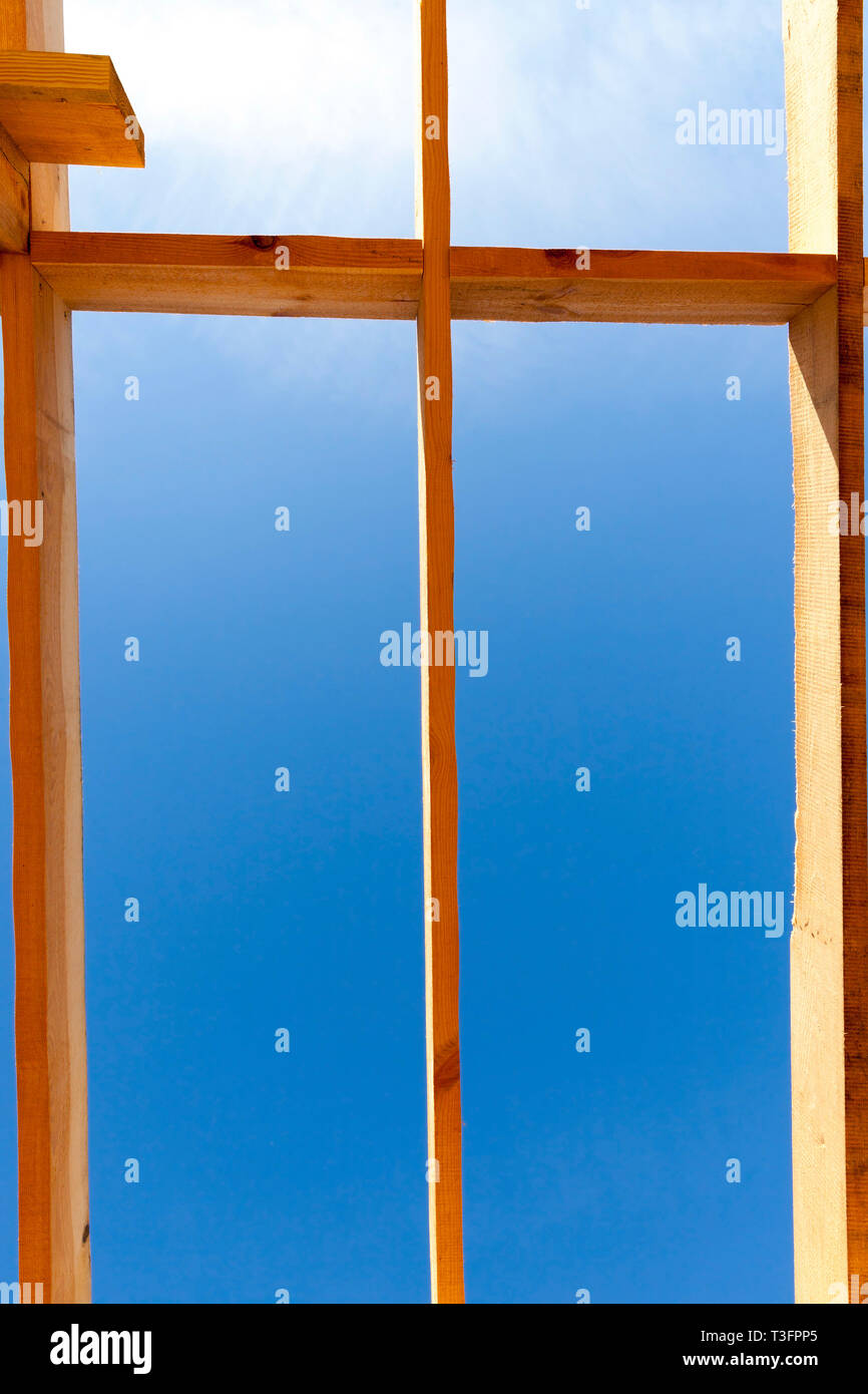 construction of frame building Stock Photo - Alamy