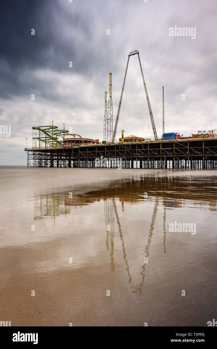 Blackpool's South Pier Stock Photo - Alamy