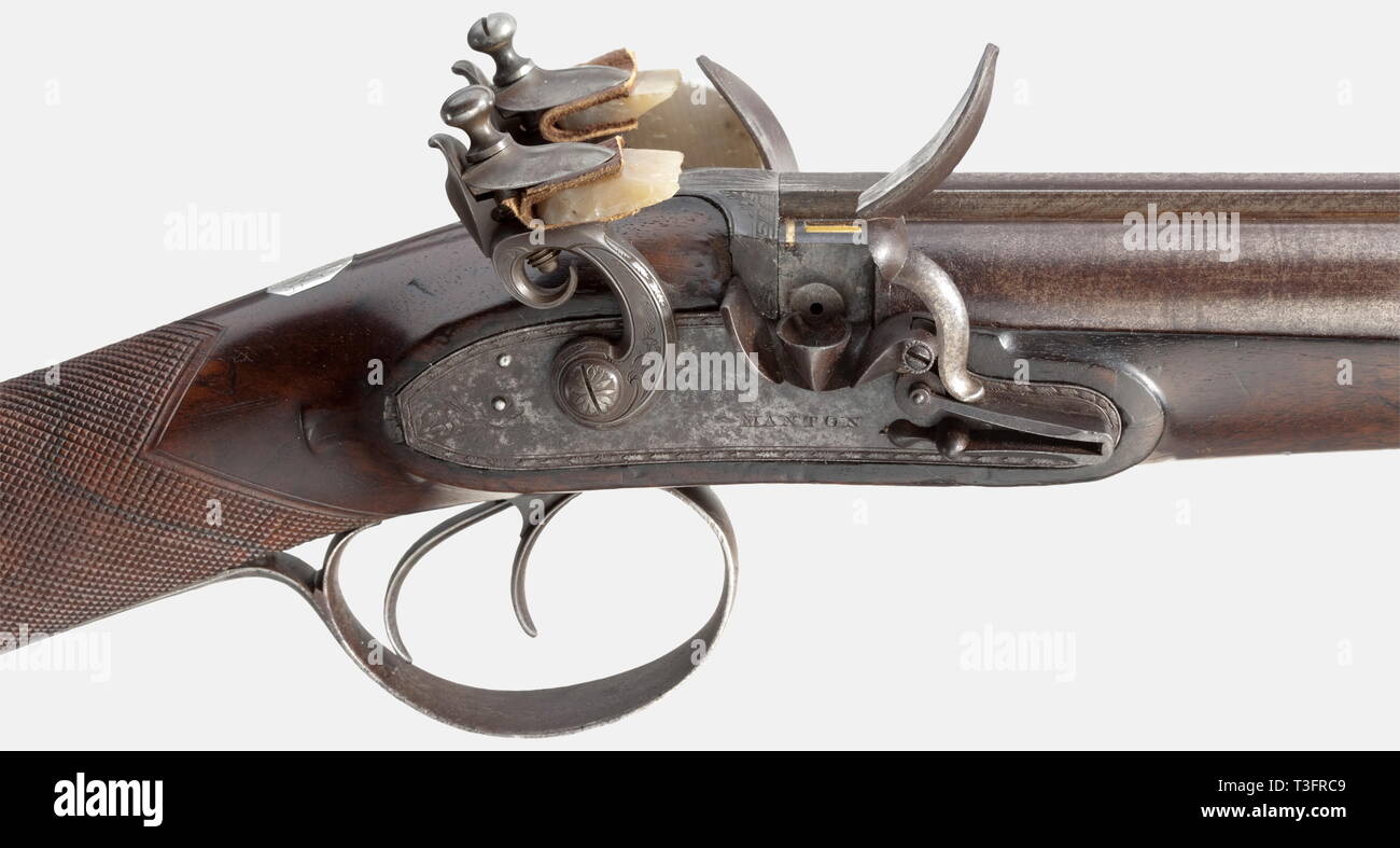 A flintlock double barrelled shotgun hi-res stock photography and ...