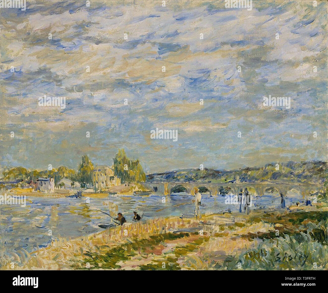 Alfred Sisley (1839 - 1899) - the bridge at sevres tate gallery london ...