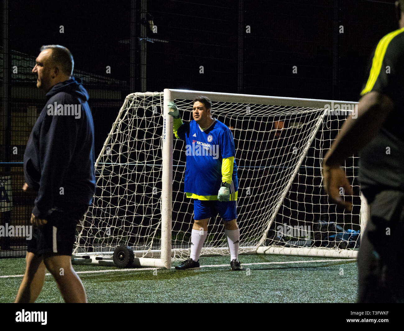 36 year old XXXLsior Blues goalkeeper Robert Varney during a match ...