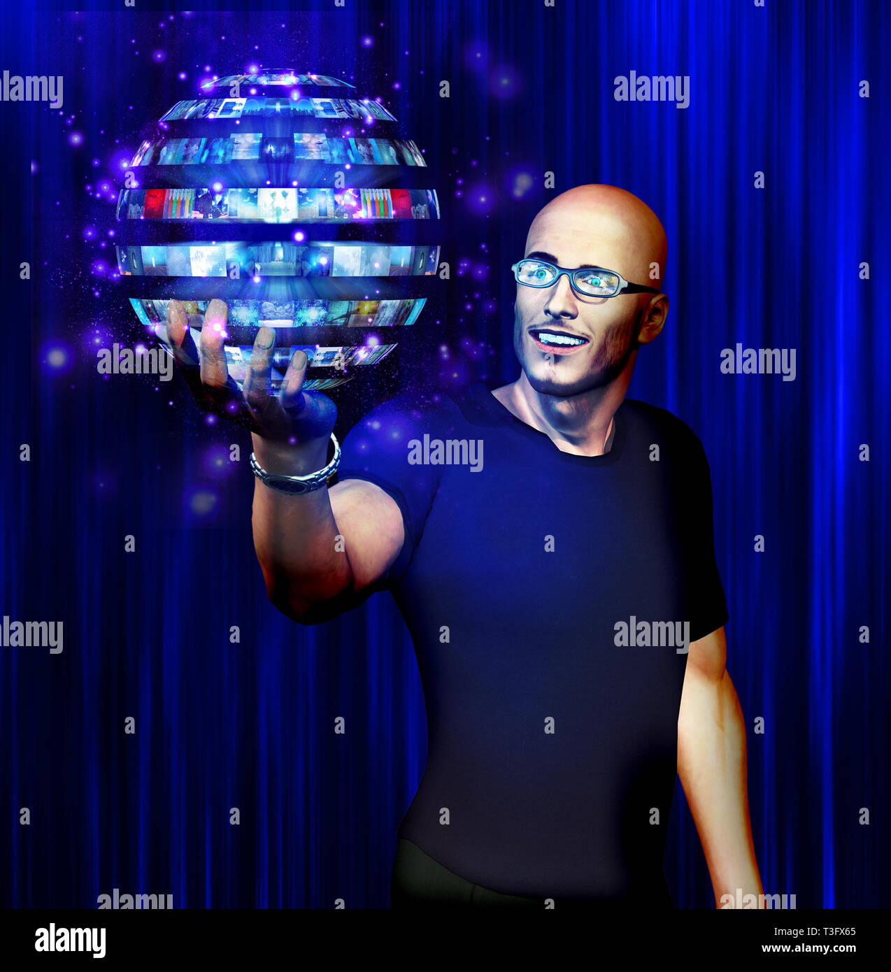 Sphere video hi-res stock photography and images - Alamy