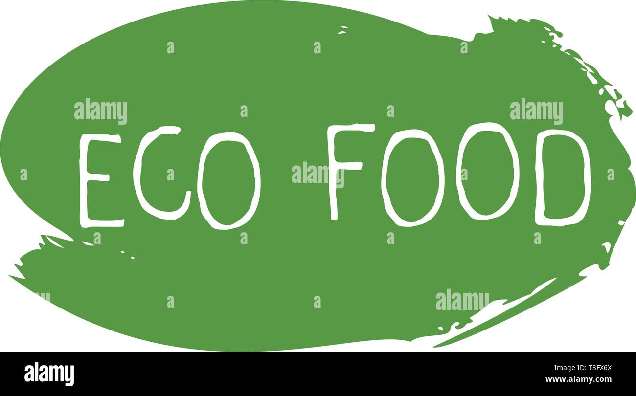 Eco food label and high quality product badges. Bio healthy organic ...