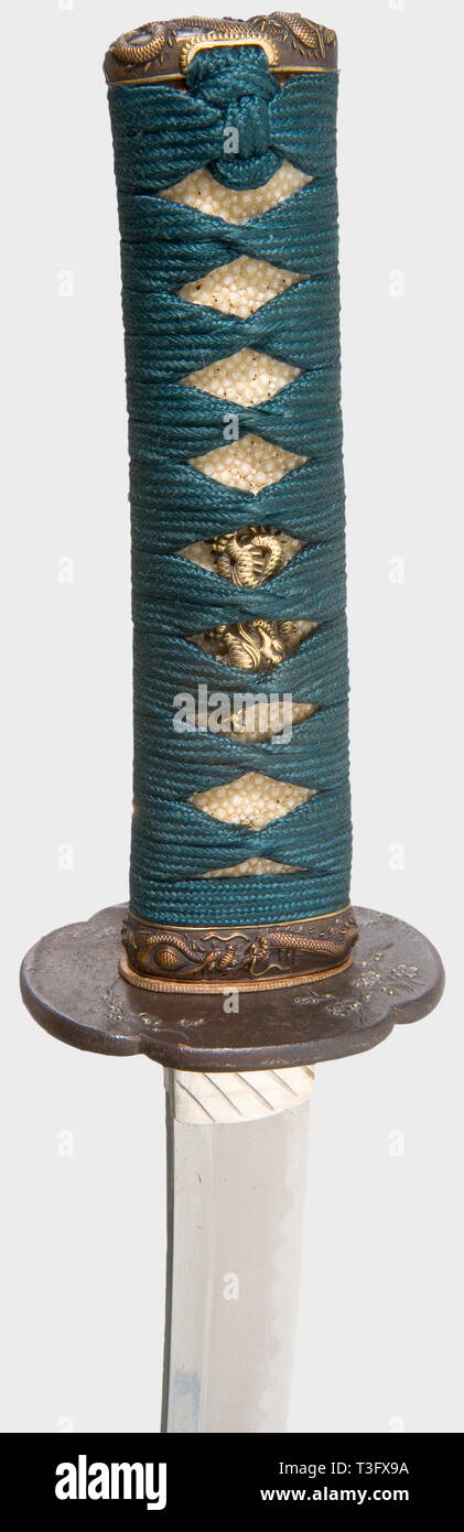 A wakizashi, Japan, early Edo period Blade shobu-zukuri, torii-zori ...