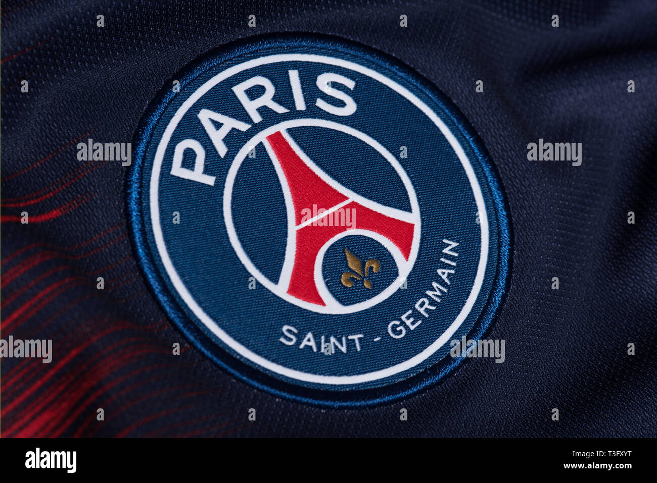 Paris saint germain badge hi-res stock photography and images - Alamy