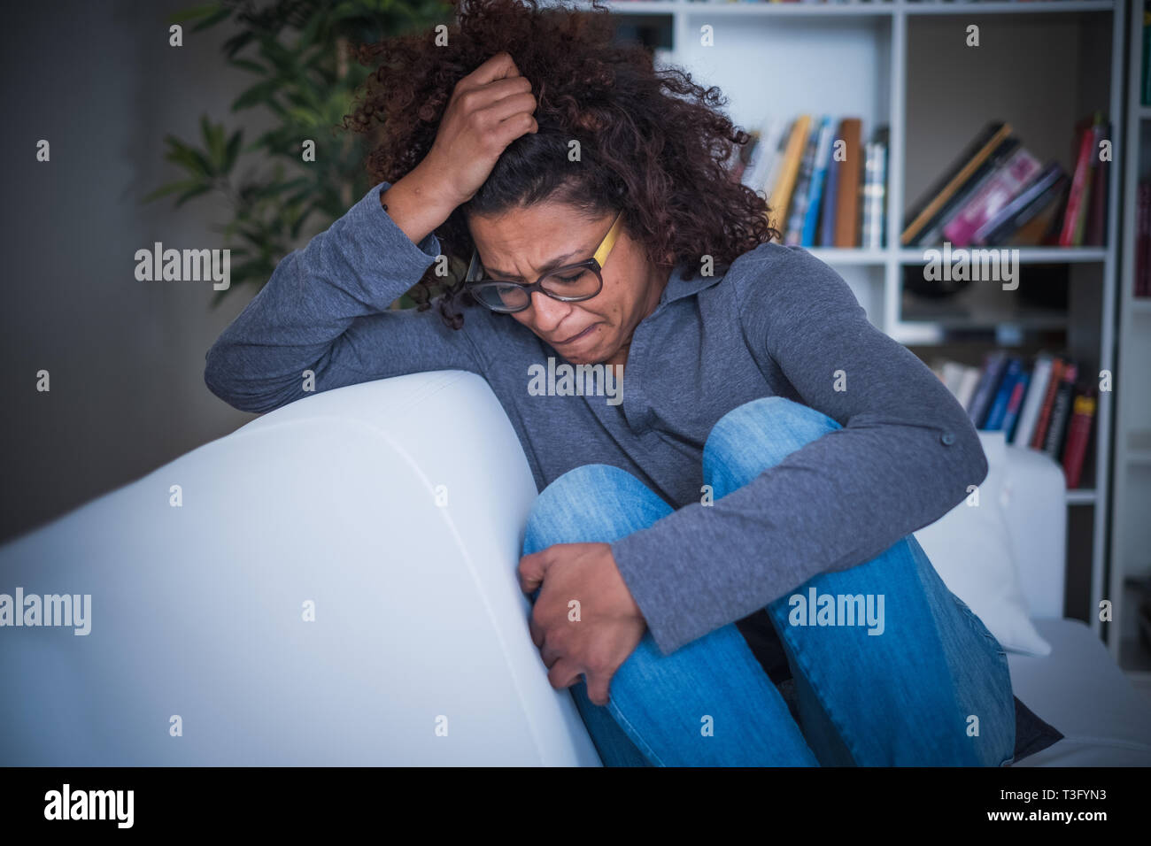 Depressed desperate hi-res stock photography and images - Alamy