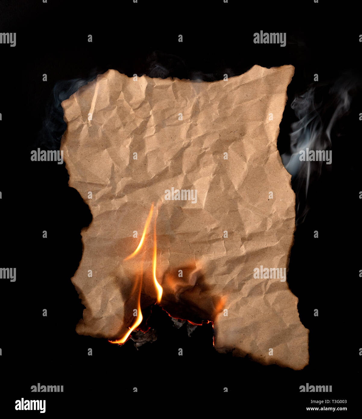 Burnt paper hi-res stock photography and images - Alamy