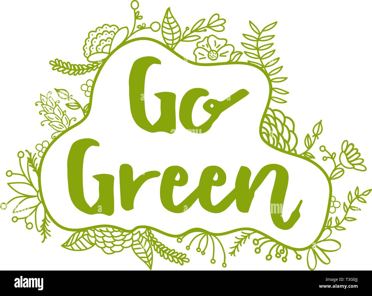 Zero Waste Concept. Hand drawn elements of zero waste life. Zero waste ...