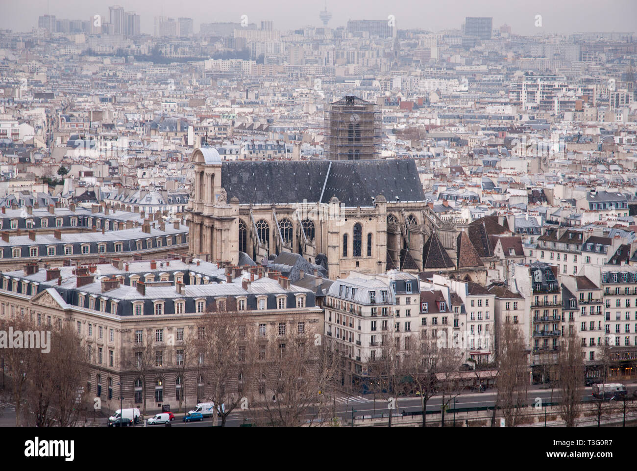 medieval Church of Saint-Severin Stock Photo - Alamy
