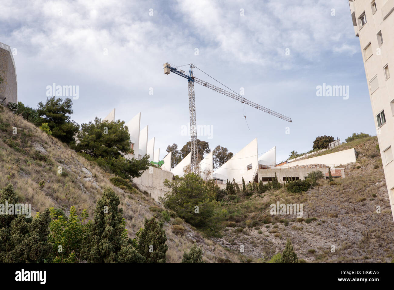 construction work of a new building in spain Stock Photo - Alamy