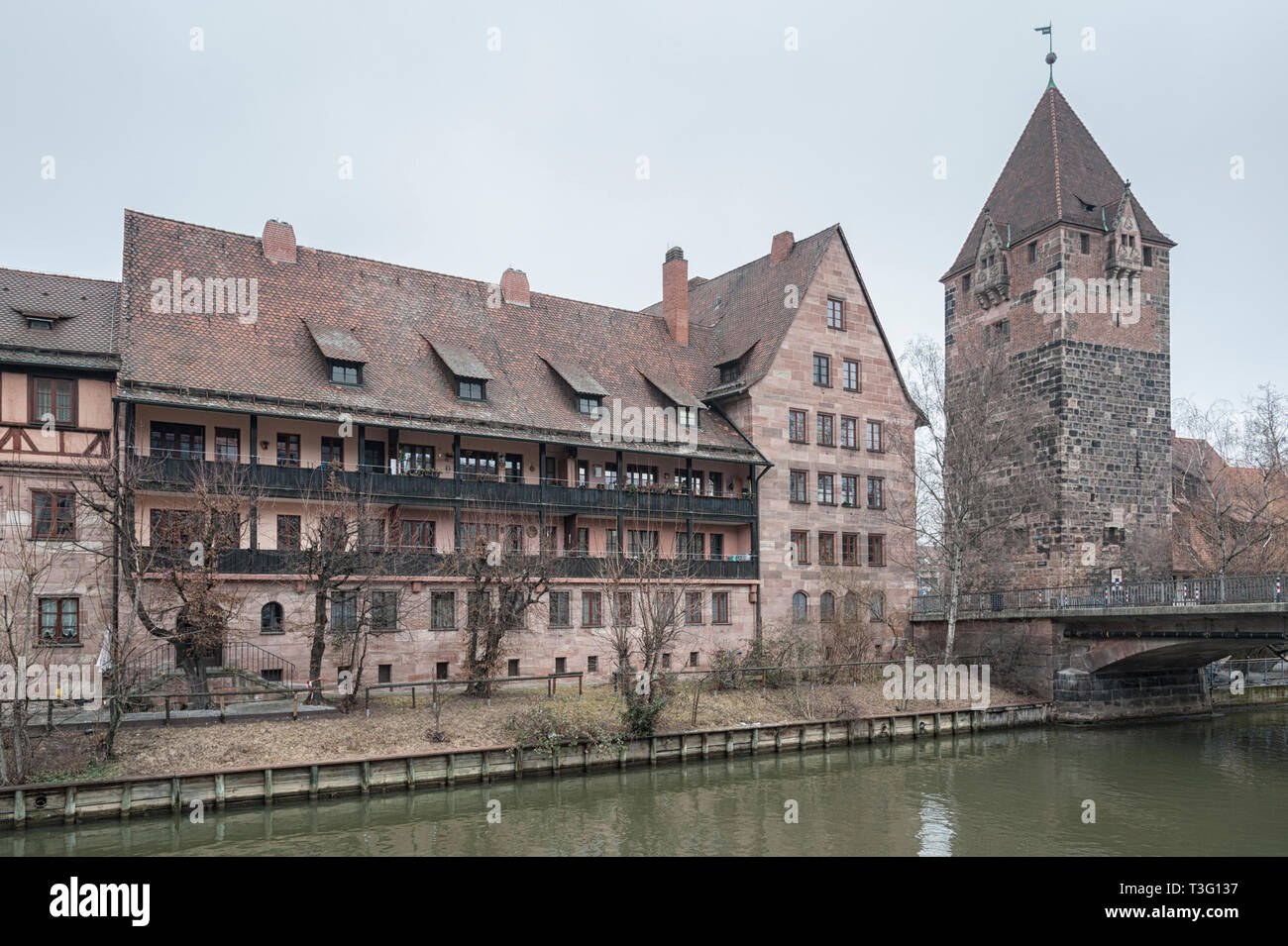 Heilig-Geist-Spital (Hospice of the Holy Spirit) in Old Town Nuremberg ...