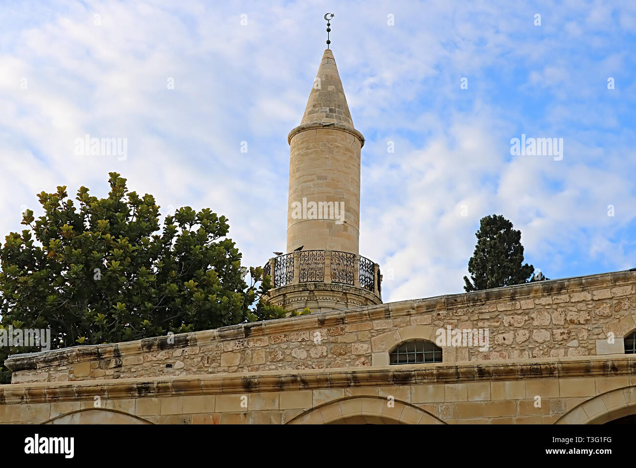 The Grans Mosque (Djami Kebir as it is called) in Larnaca, Cyprus Stock ...