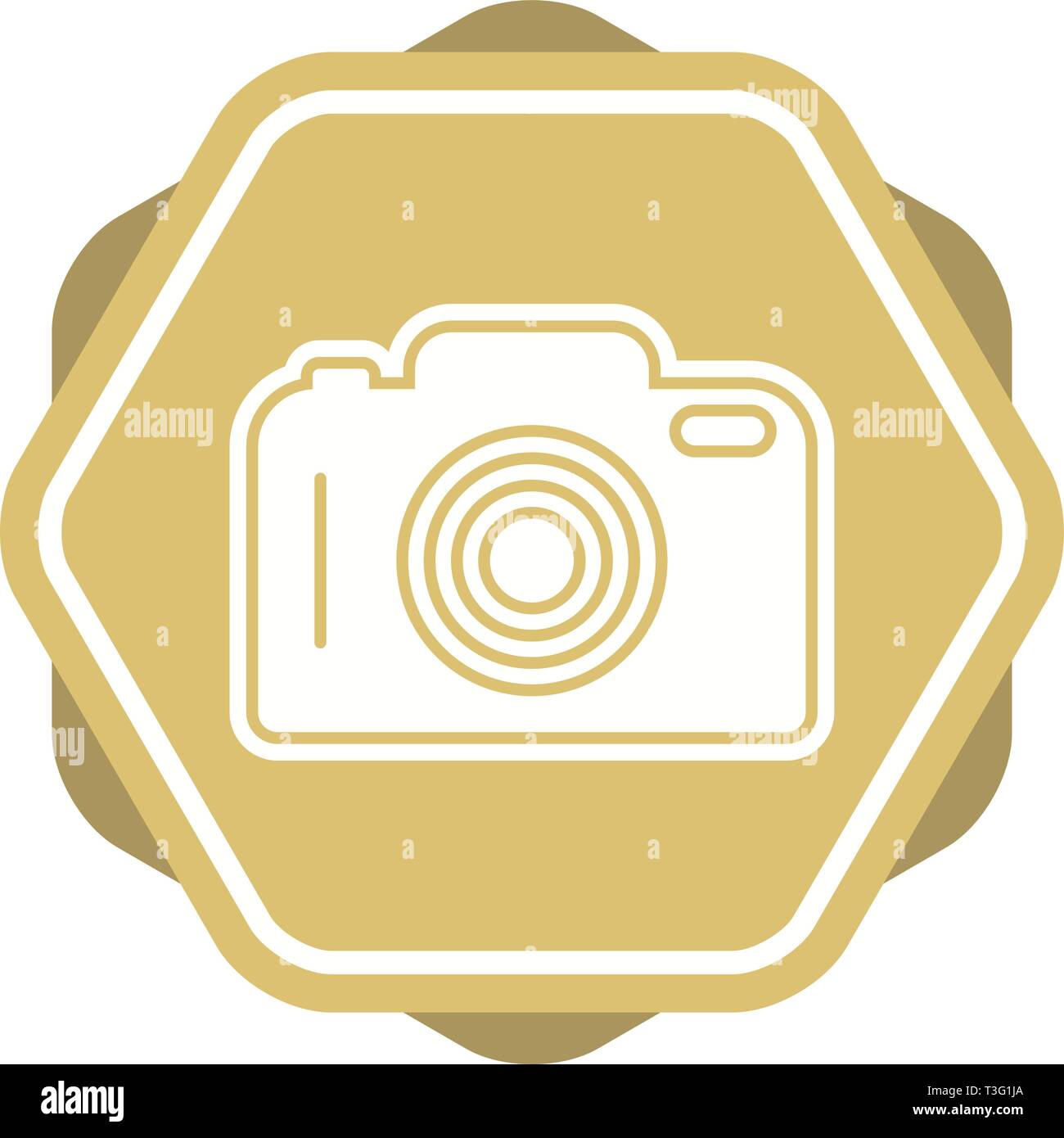 Camera flat multi color Stock Vector Images - Alamy