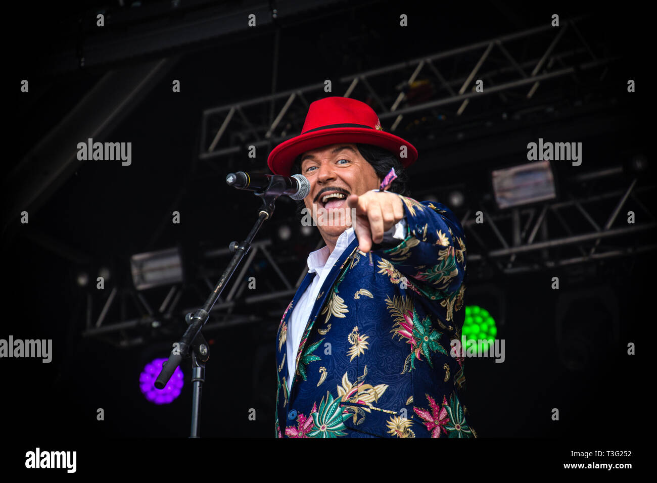 The Cuban Brothers Live at Standon calling festival 2018 uk Stock Photo ...
