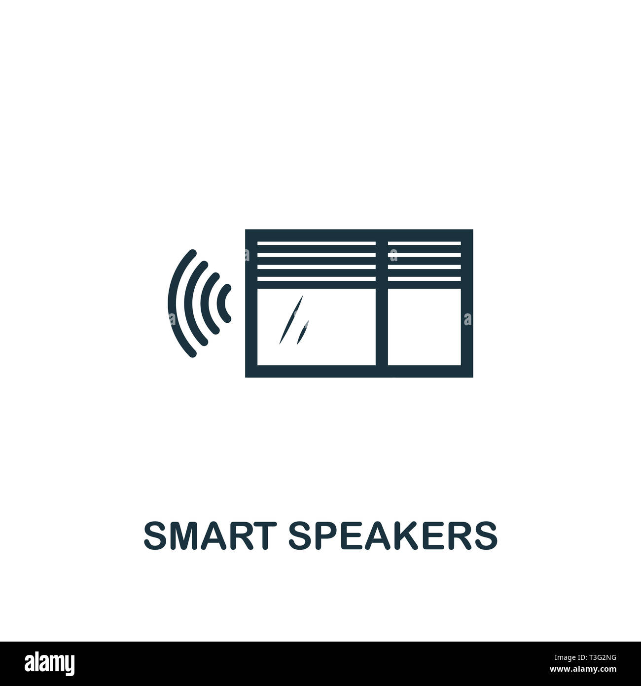 Smart Windows icon. Creative element design from smart home icons ...