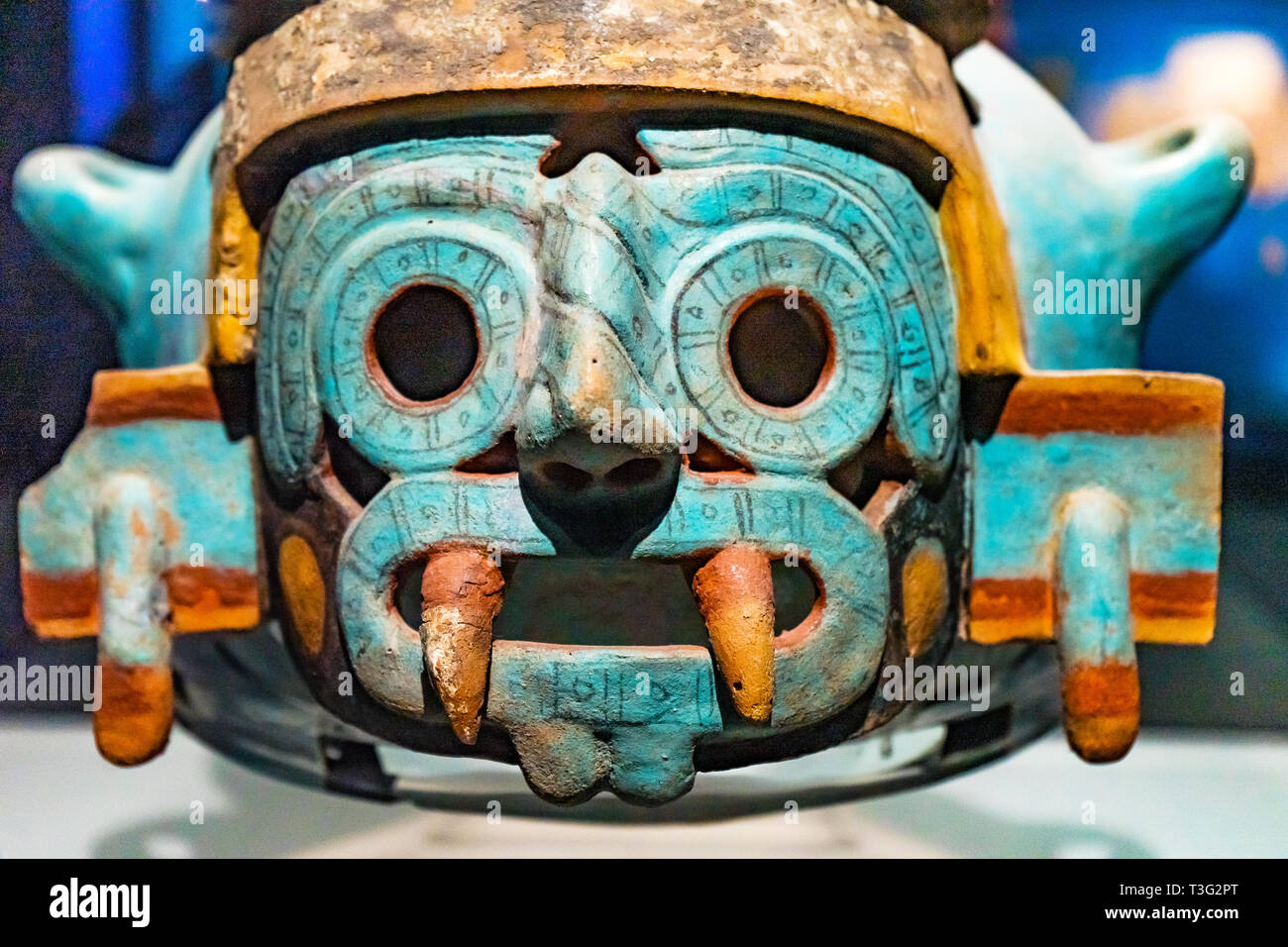 Ancient Aztec God Stone Statue Templo Mayor Mexico City Mexico. Great ...