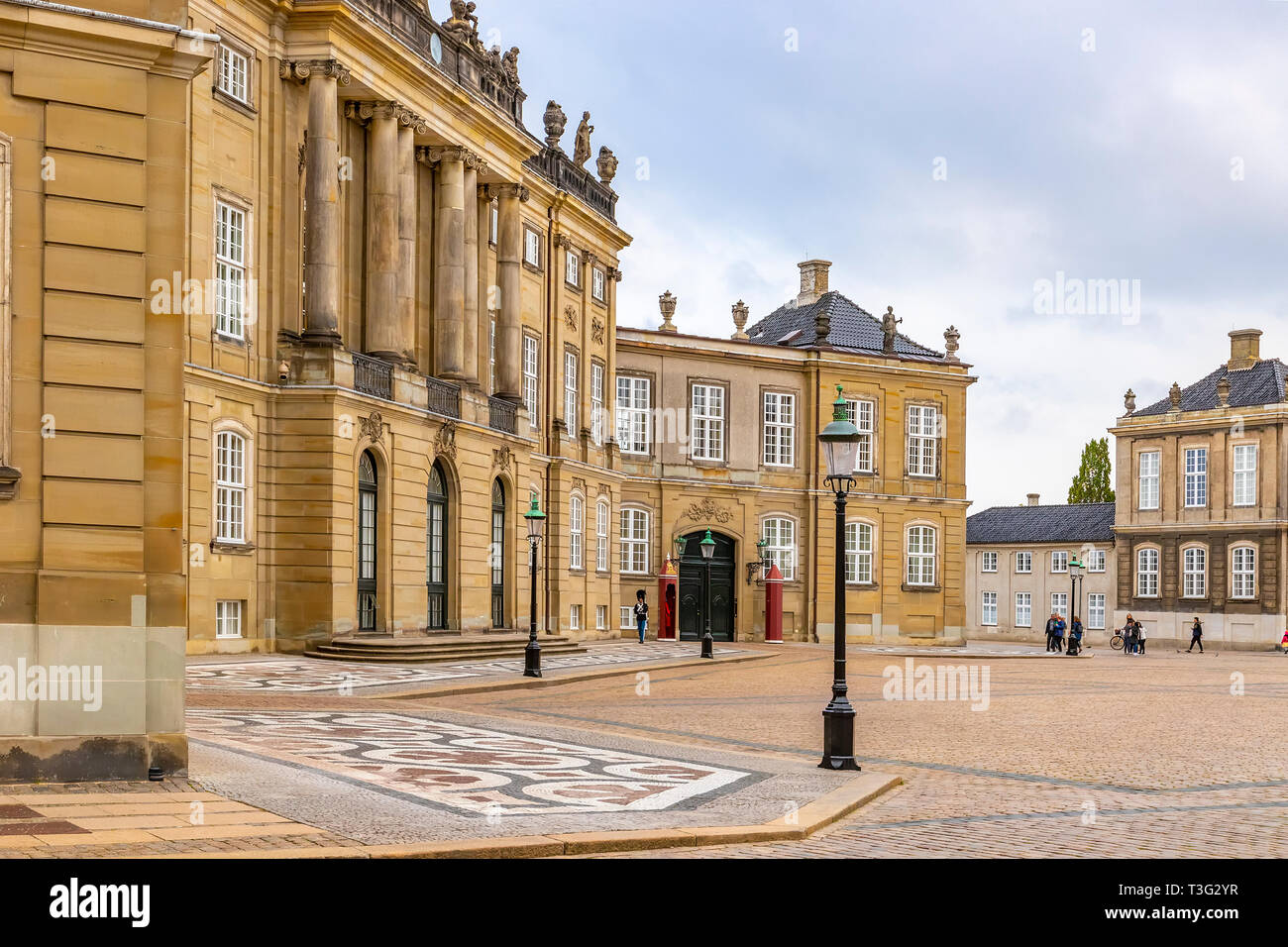 Copenhagen, Denmark - October 6, 2018: Amalienborg palace on ...
