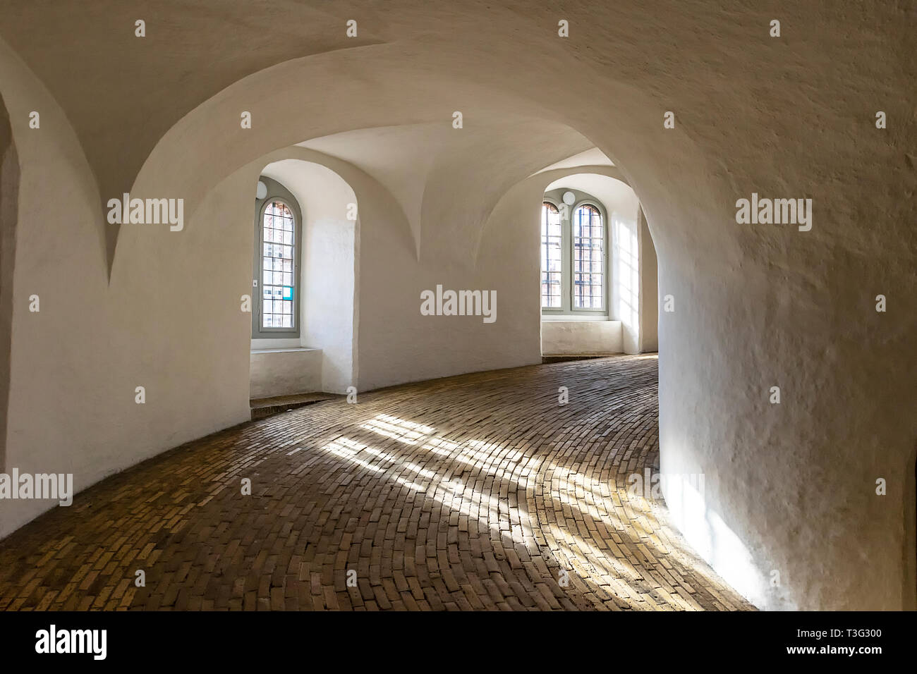 Inside of The Round Tower Copenhagen, Denmark Stock Photo - Alamy